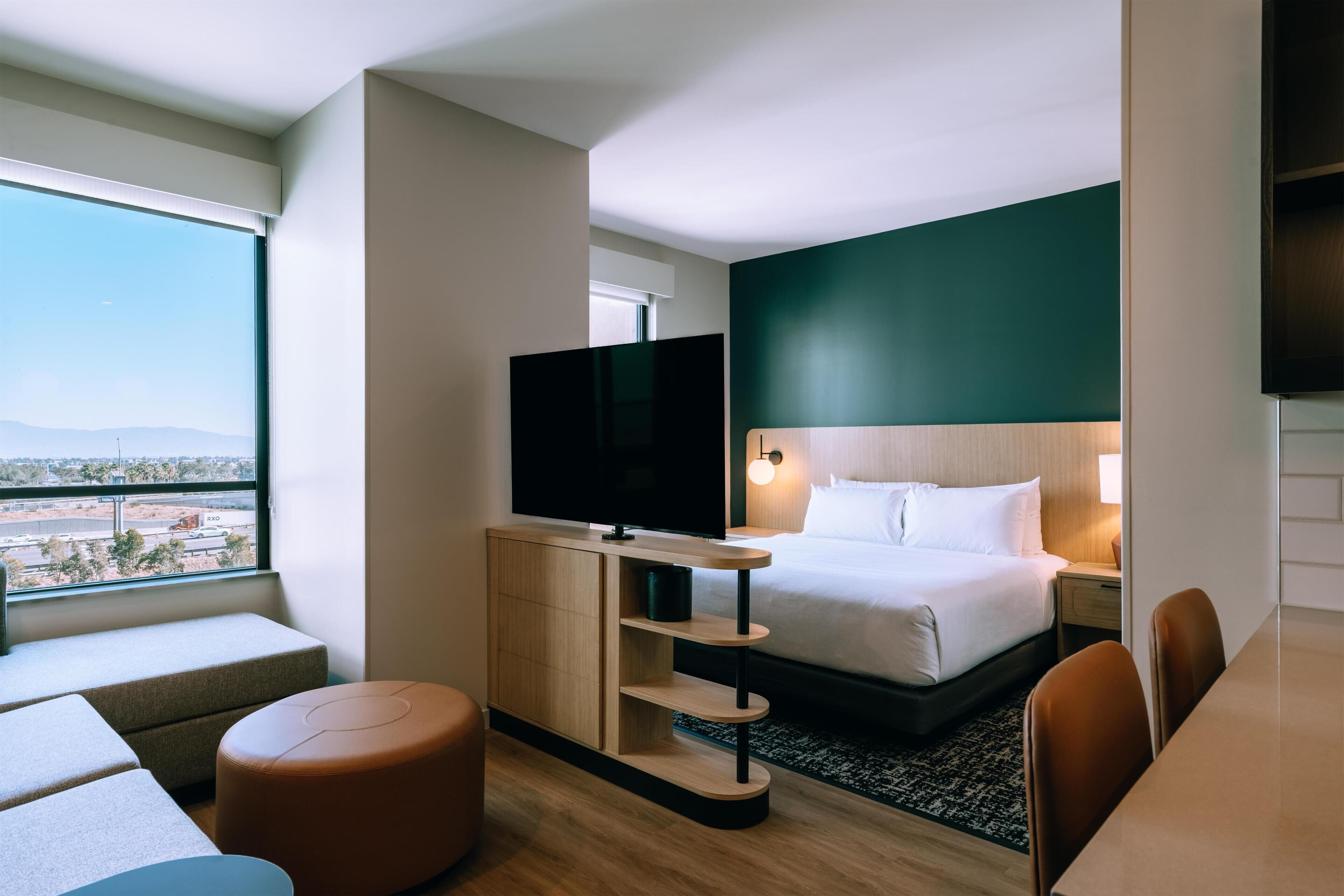 Suite-Estúdio, 1 cama king-size e sofá-cama | Cofre no quarto, secretária 