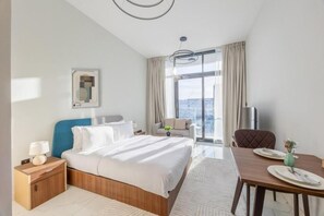 Apartamento, varanda, Vista para a cidade | Ferro/tábua de engomar, Wi-fi grátis 