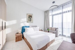 Apartamento, varanda, Vista para a cidade | Ferro/tábua de engomar, Wi-fi grátis 
