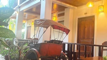 Quarto casal luxo, vista para o jardim | Área da propriedade