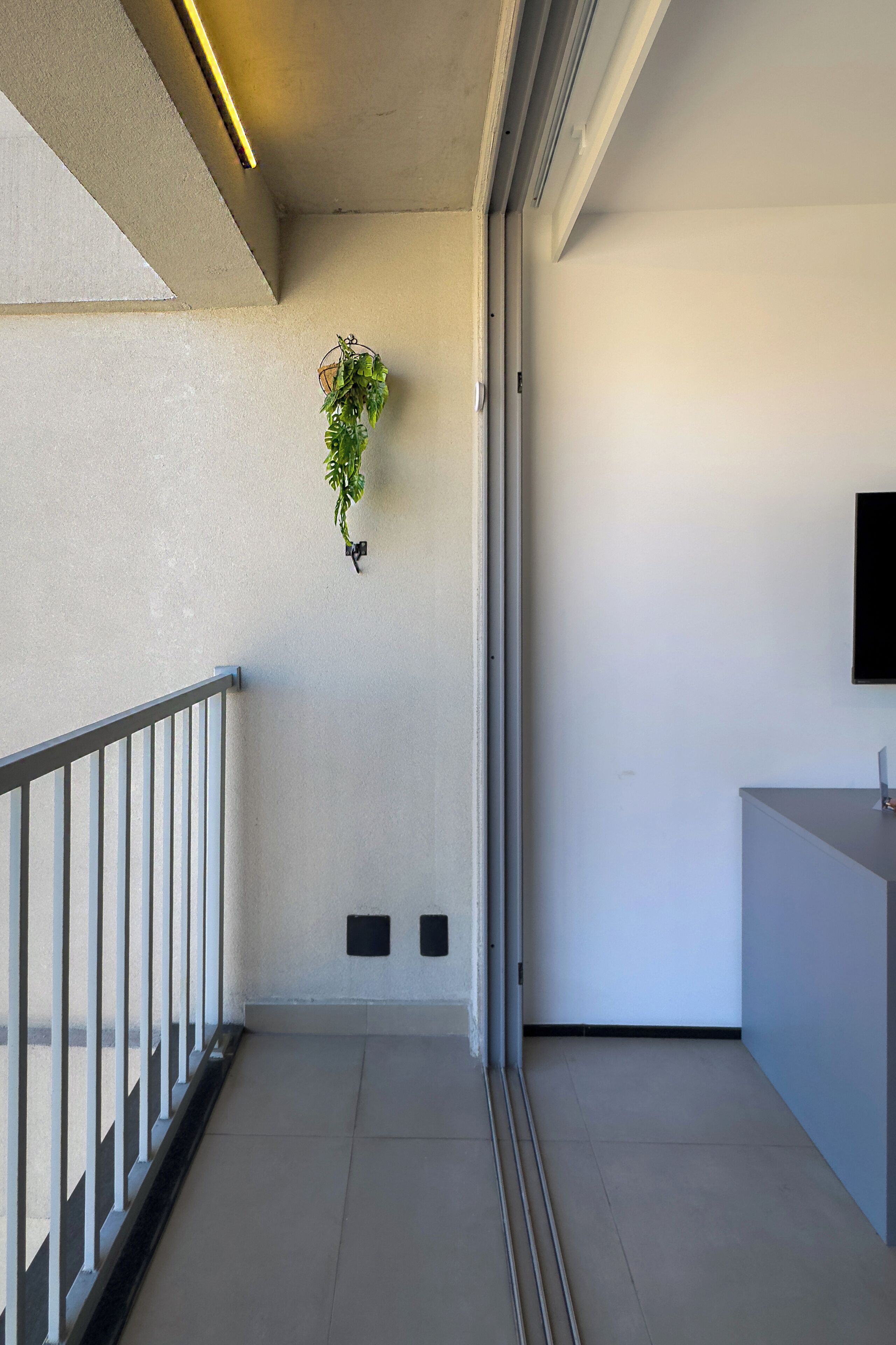 Apartamento conforto, sacada, vista para o parque | Parte interna