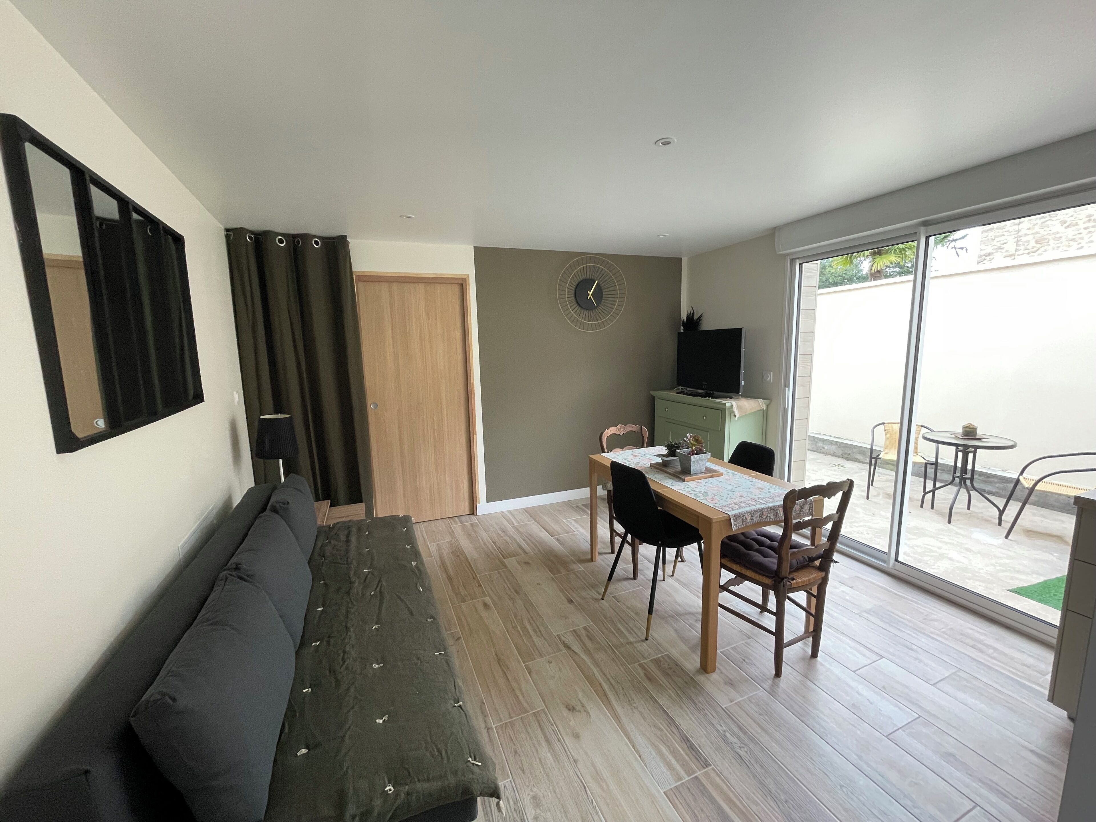 Suite Terasse Du Doux Refuge | Cozinha privada | Geladeira, máquina de café expresso, chaleira elétrica