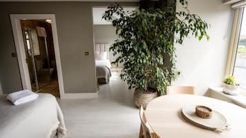 Quarto luxo, vista para a colina | Opções para refeição