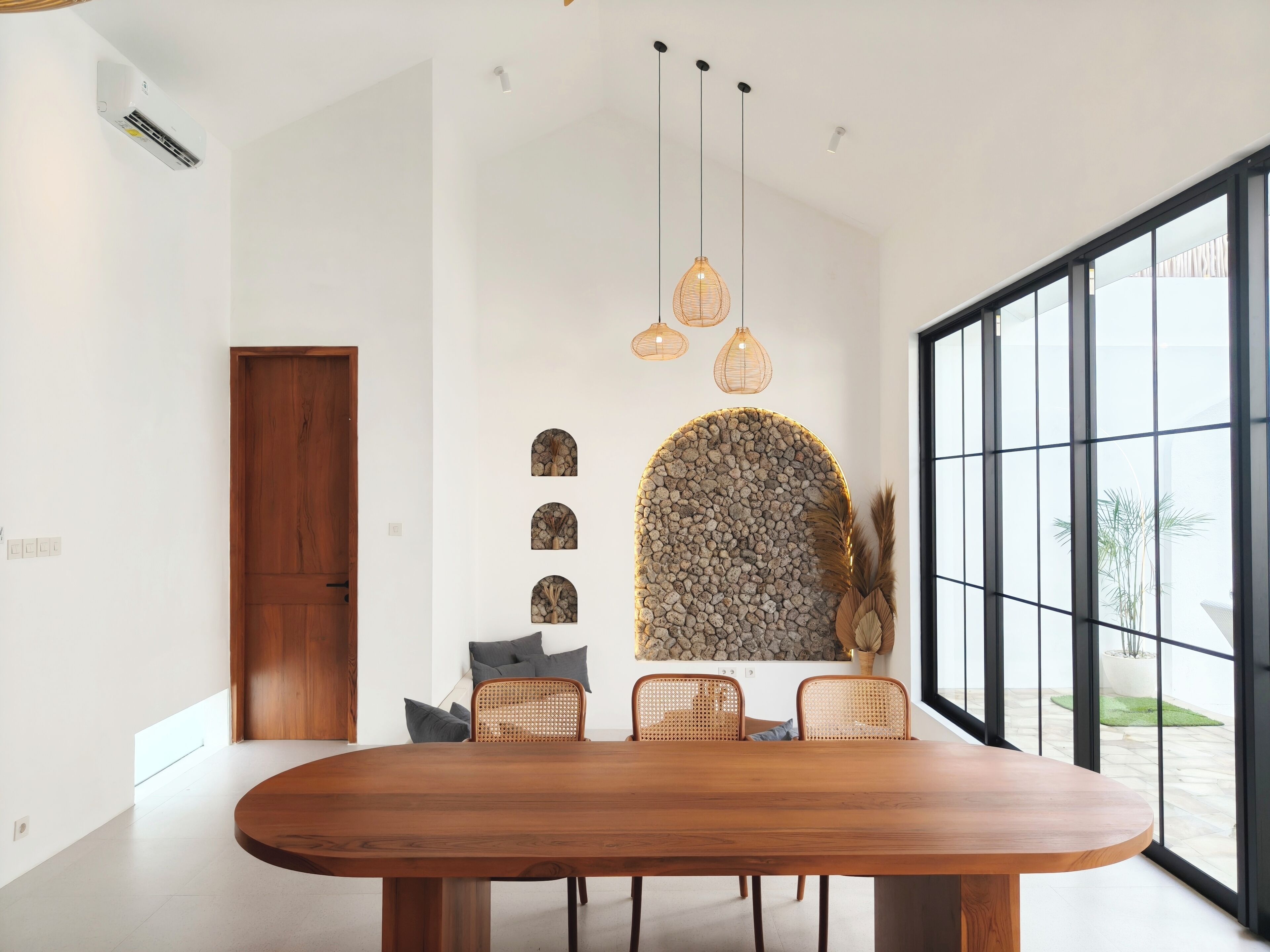 Vila superluxo, 3 quartos, piscina particular, vista para a piscina | Opções para refeição