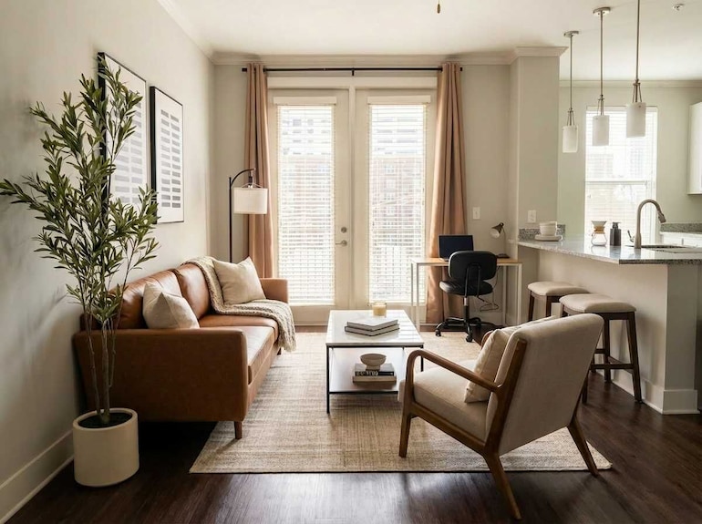 Boulevard Stays Midtown 1br Pool, Gym, Parking 02 - Nashville