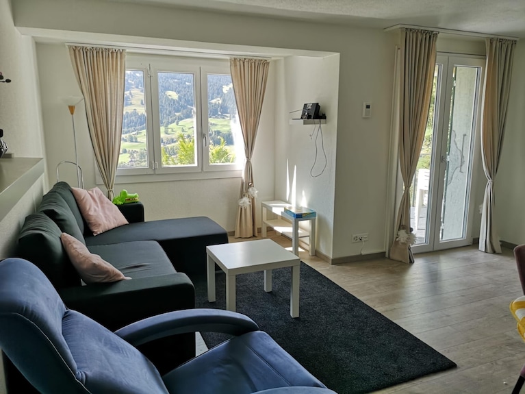 Bijou With A Great View - Gorgeous 2-bedroom Apartment In Welcoming Lenk - Adelboden