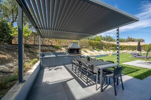 Villa Deluxe, vista para o mar | Refeições ao ar livre