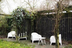 Apartamento, vista para o jardim | Terraço/pátio