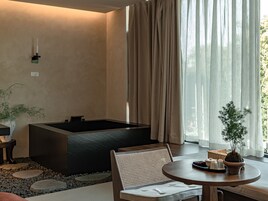 Quarto Duplo Deluxe, Vista para a cidade | Casa de banho