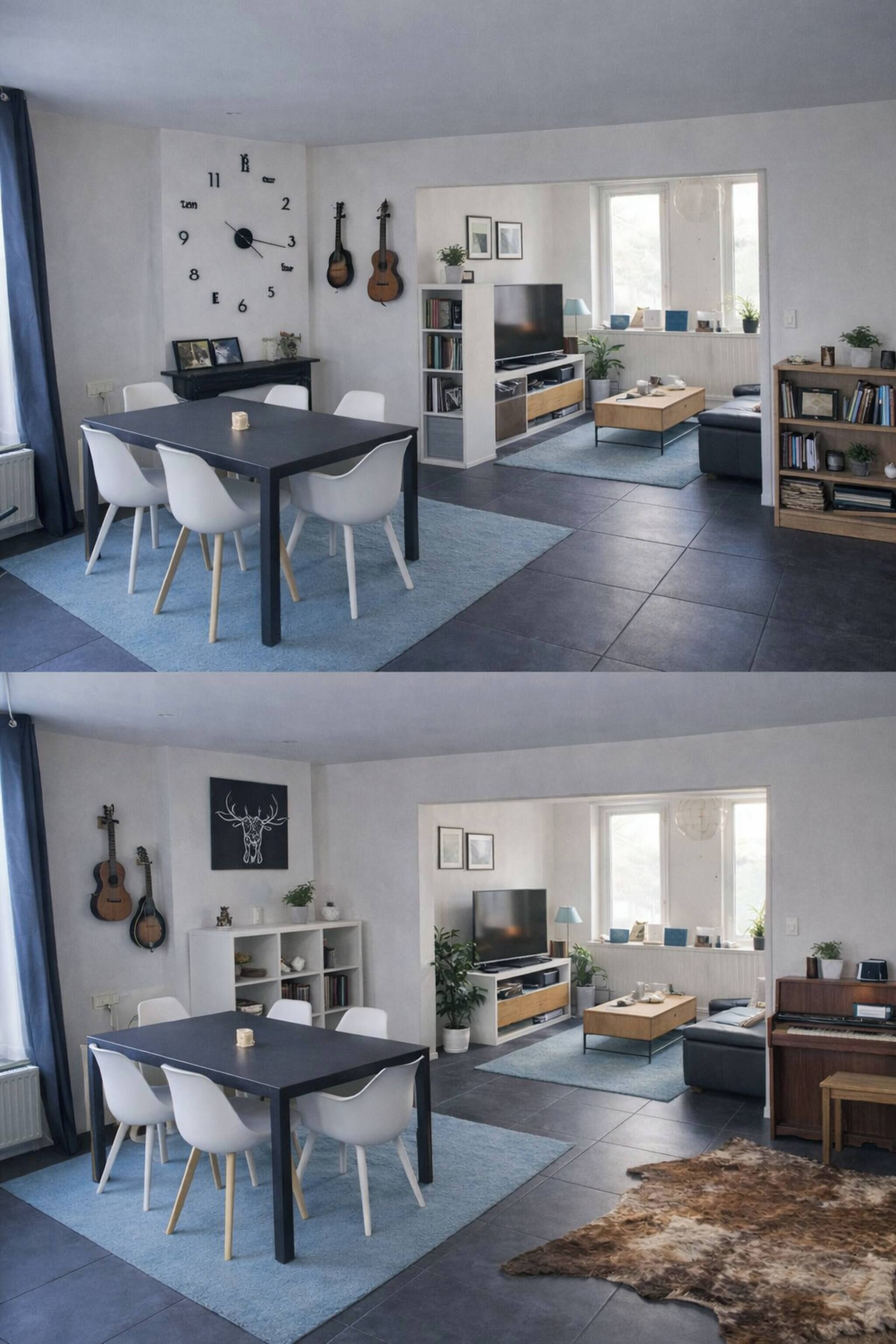 Casa, 4 quartos, para fumantes | Sala de jantar