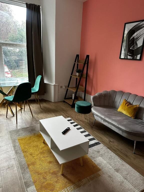 Apartamento Deluxe, 1 cama de casal e sofá-cama, cozinha | Sala de estar