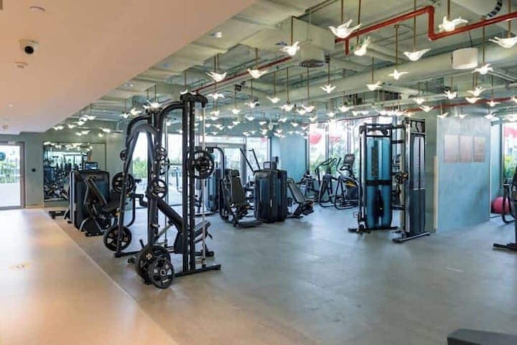 Estúdio de Luxo, varanda, Vista para a cidade | Sala de fitness