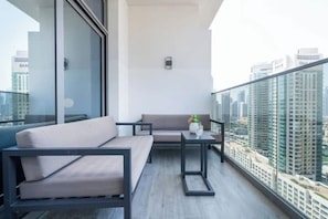 Estúdio superluxo, sacada, vista para a cidade | Área da propriedade