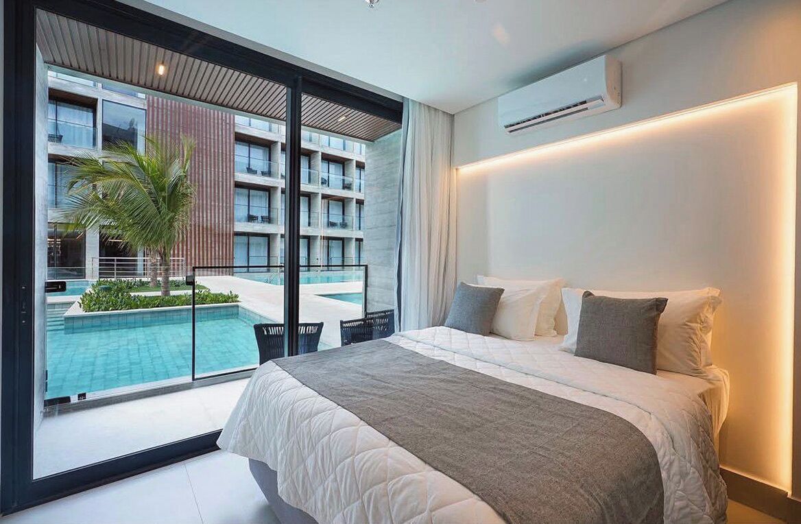 Apartamento Premium, 1 quarto, acesso à piscina | Roupa de alta qualidade, com decoração personalizada 