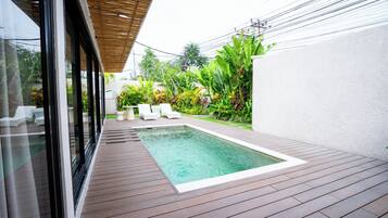 Villa Design, 2 quartos, piscina privativa | Terraço/pátio interior