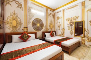 Quarto triplo superior | Quartos à prova de som, roupa de cama