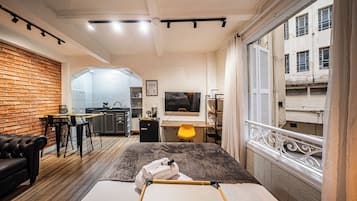 Estúdio Clássico, Vista para a cidade | Interior