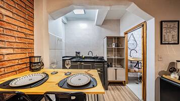 Estúdio Clássico, Vista para a cidade | Cozinha privada