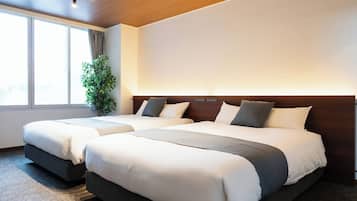 Quarto Twin | Secretária, Wi-fi grátis, roupa de cama fornecida