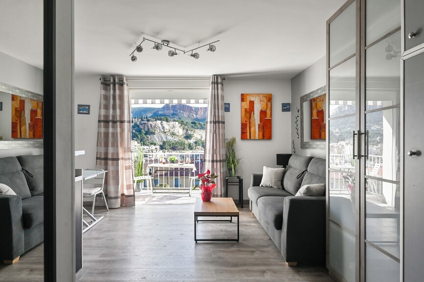 Appartement 'Le Panorama' Avec Vue Mer, Balcon Et Wi-fi, Parking - Marseille