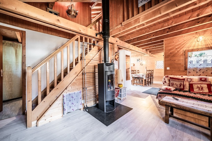 Chalet 6p Comfort Le Grand Tétras: Bergzicht, Privéterras En Wi-fi - Verchaix