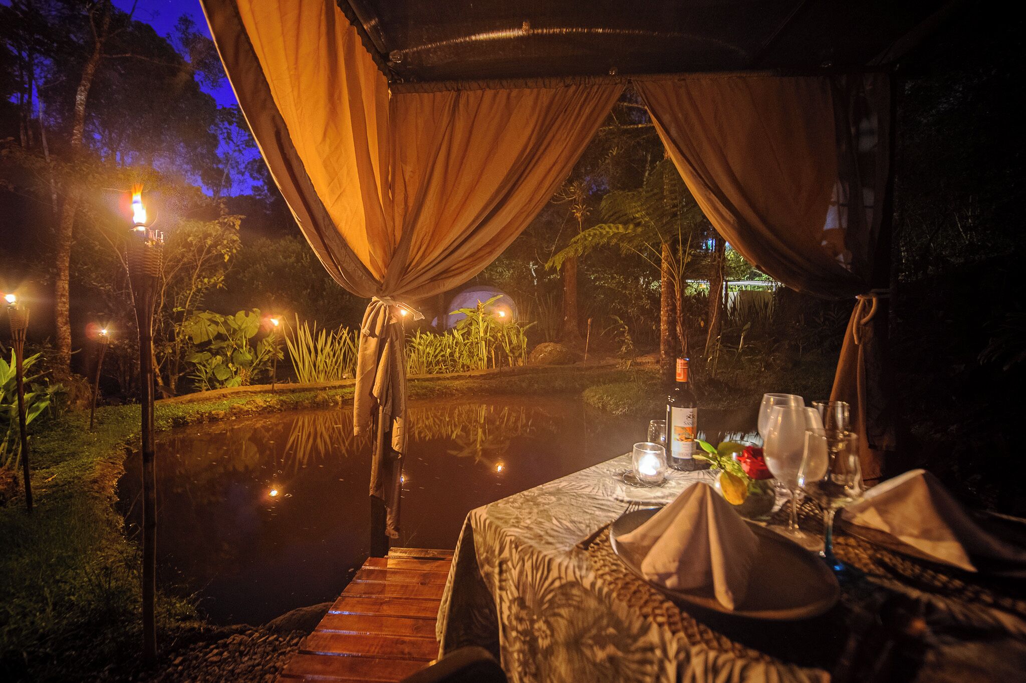 Refeições ao ar livre