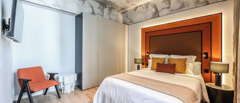 Apartamento luxo | Escrivaninha, espaço de trabalho para notebook, Wi-Fi de cortesia