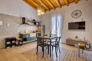 Apartamento Exclusivo, 1 quarto, varanda | Restaurantes