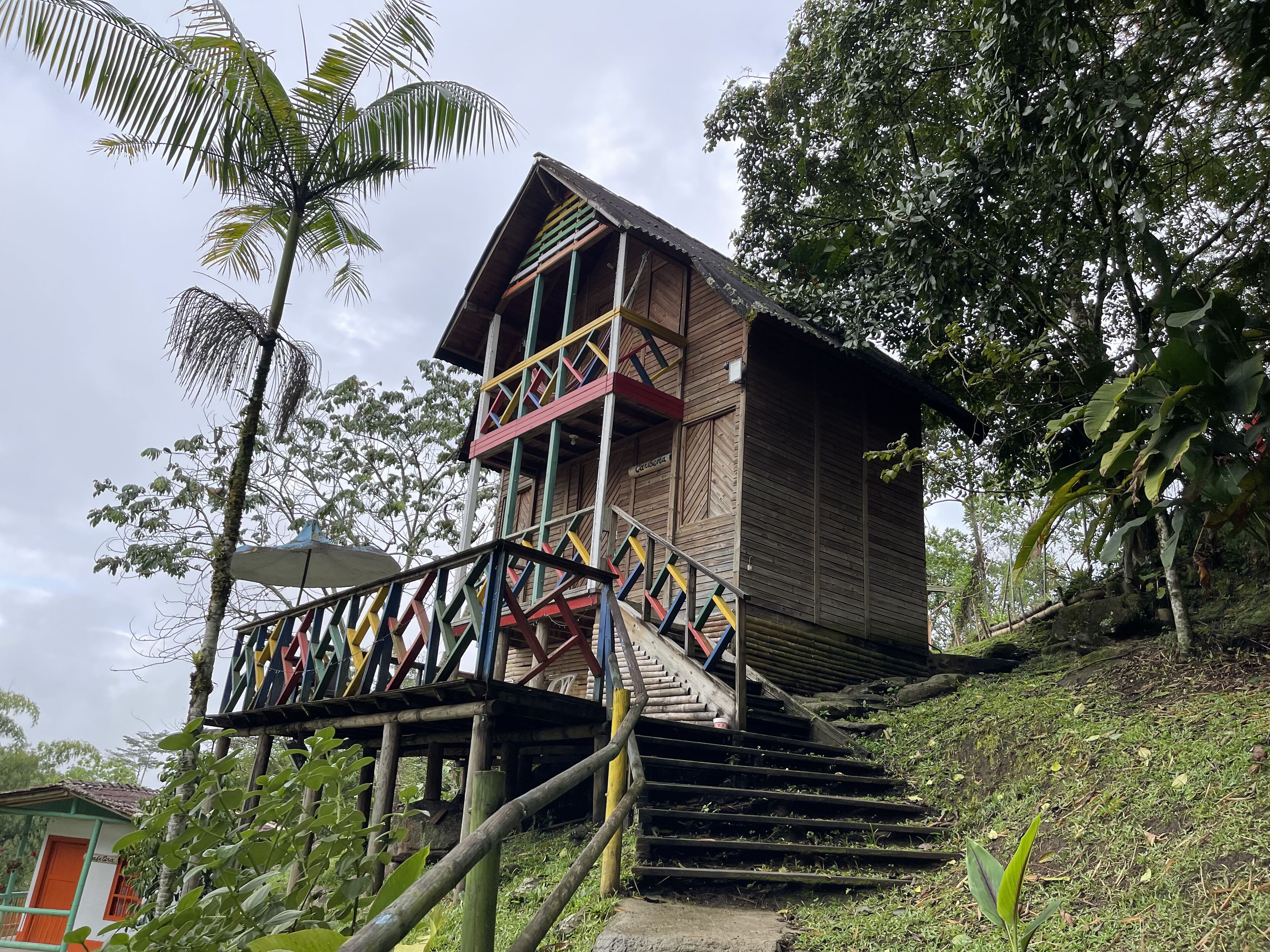 Cabana família, vista para o lago | Fachada