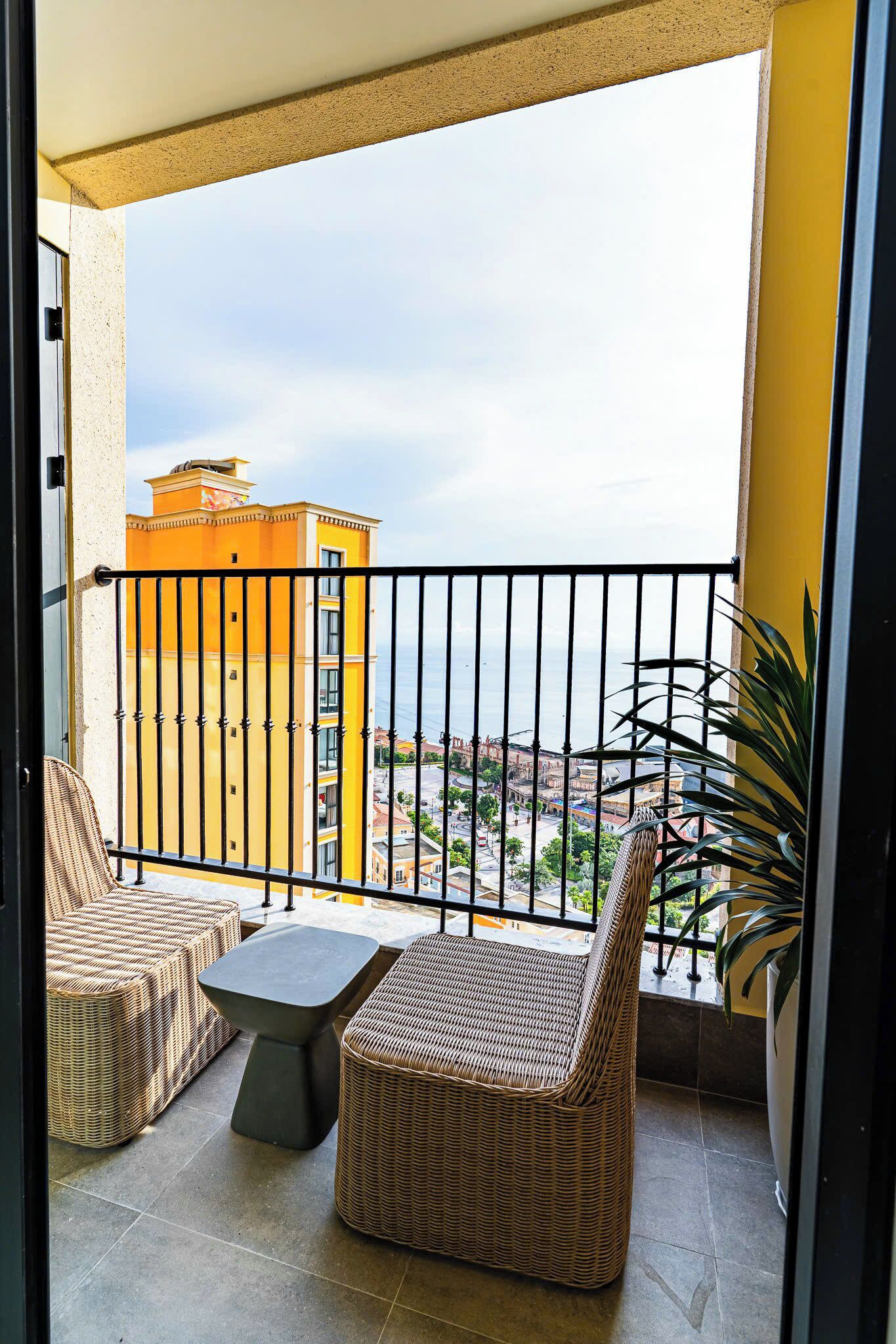 Apartamento de Luxo, 1 quarto, vista para o oceano | Roupa de alta qualidade, camas de colchão viscoelástico 