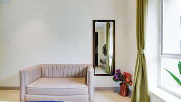 Quarto casal superluxo, vista para a cidade | Parte interna