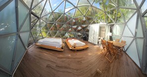 Bangalô conforto, vista para o jardim | Wi-Fi de cortesia