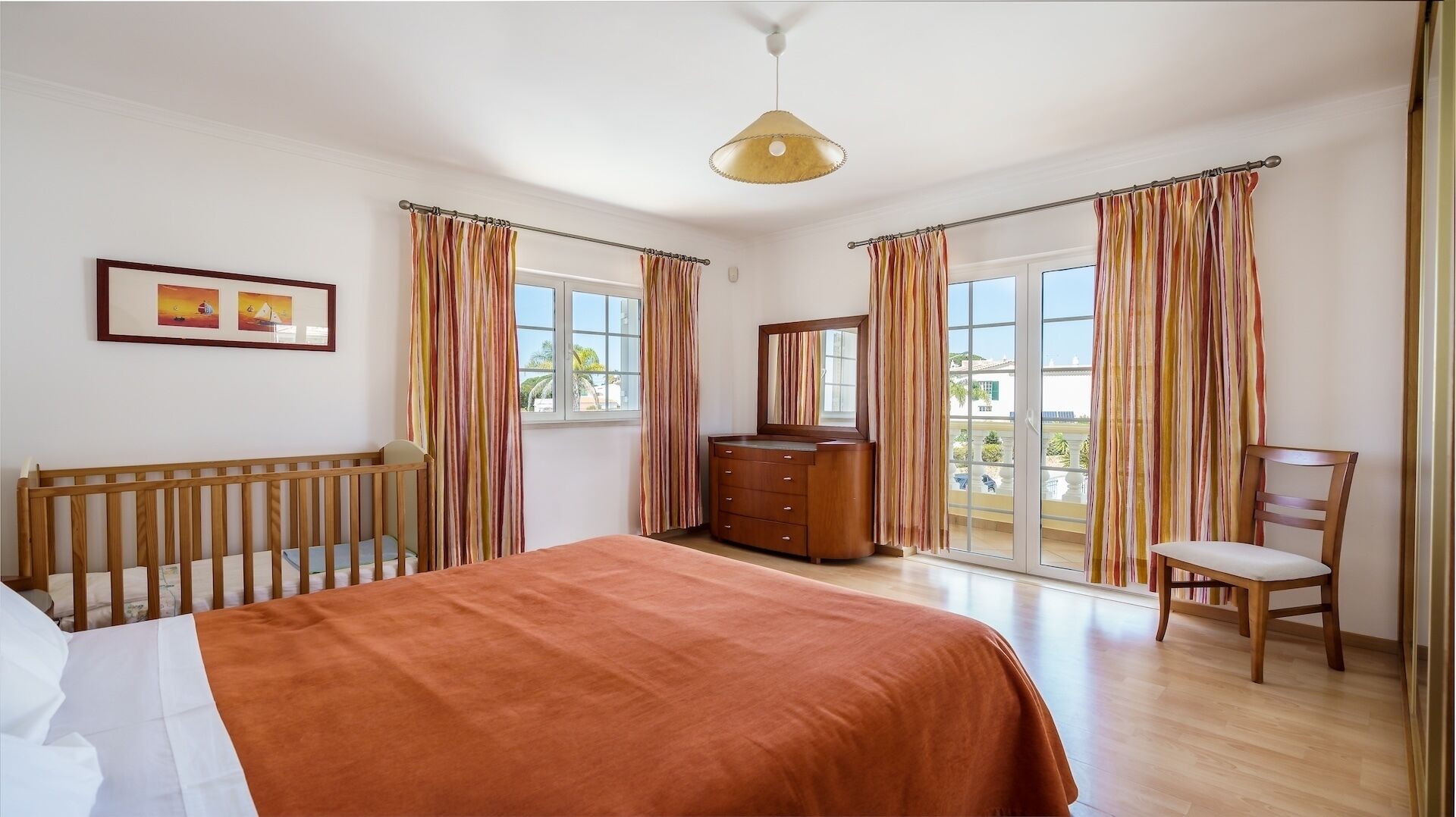 Villa, varanda, vista para o jardim | Cofre no quarto, quartos insonorizados, ferro/tábua de engomar 