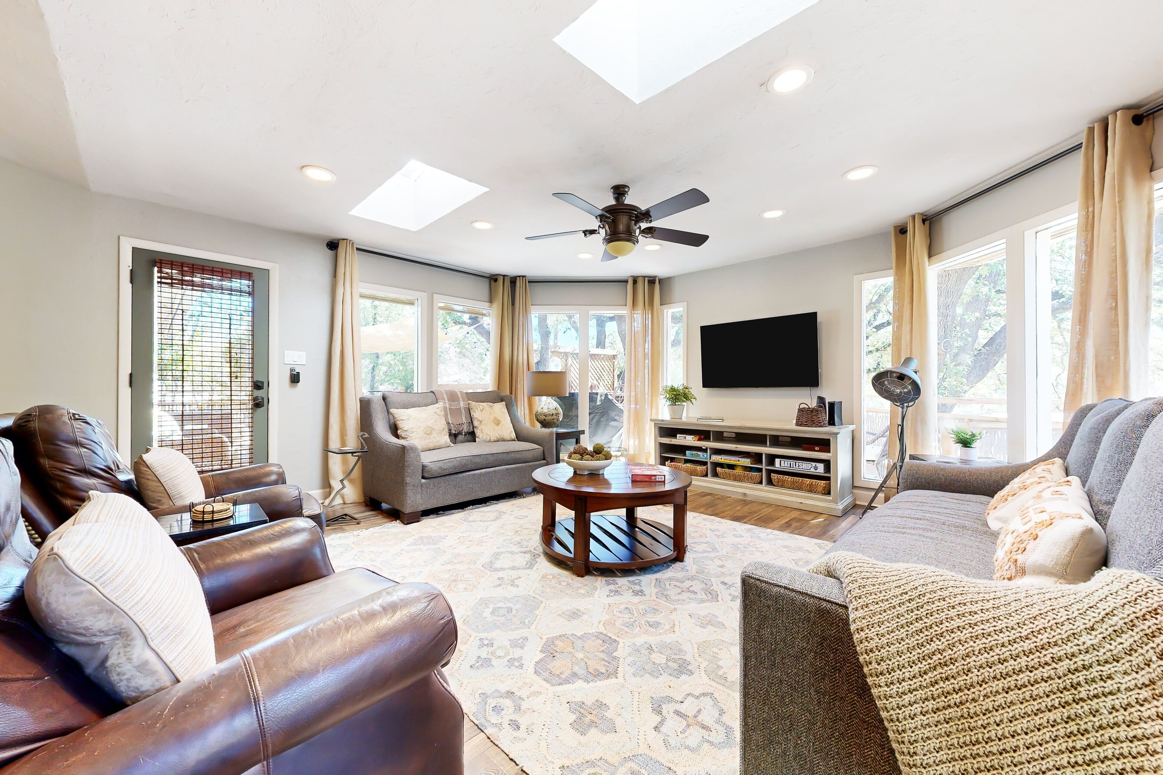 Spacious Dog-friendly Home Settled On A Serene Property With Wrap-around Porch - Wimberley, TX