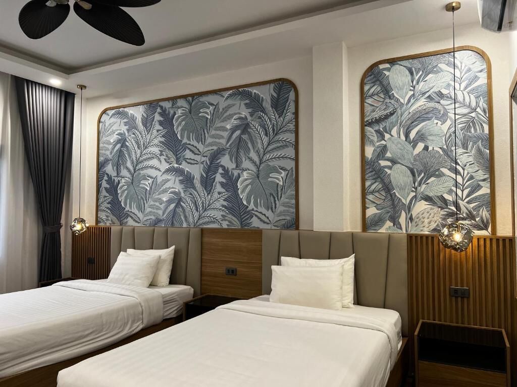 Quarto Duplo Deluxe para 1 Pessoa | Cofre no quarto, secretária, cortinas/cortinados opacos, Wi-fi grátis 