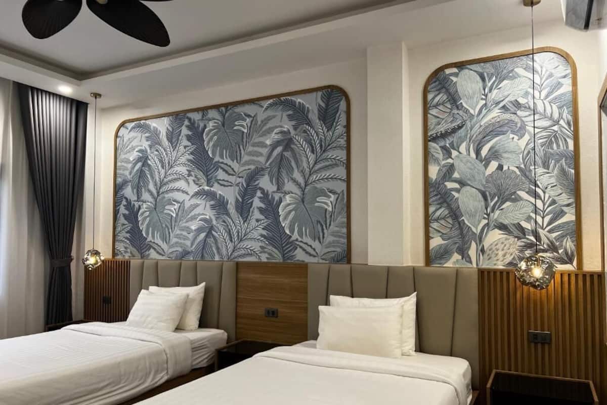 Quarto Duplo Deluxe para 1 Pessoa | Cofre no quarto, secretária, cortinas/cortinados opacos, Wi-fi grátis