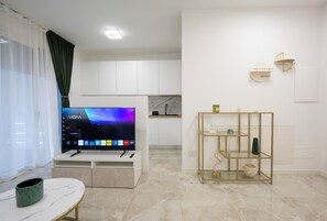 Apartamento, varanda, Vista para a cidade | Interior
