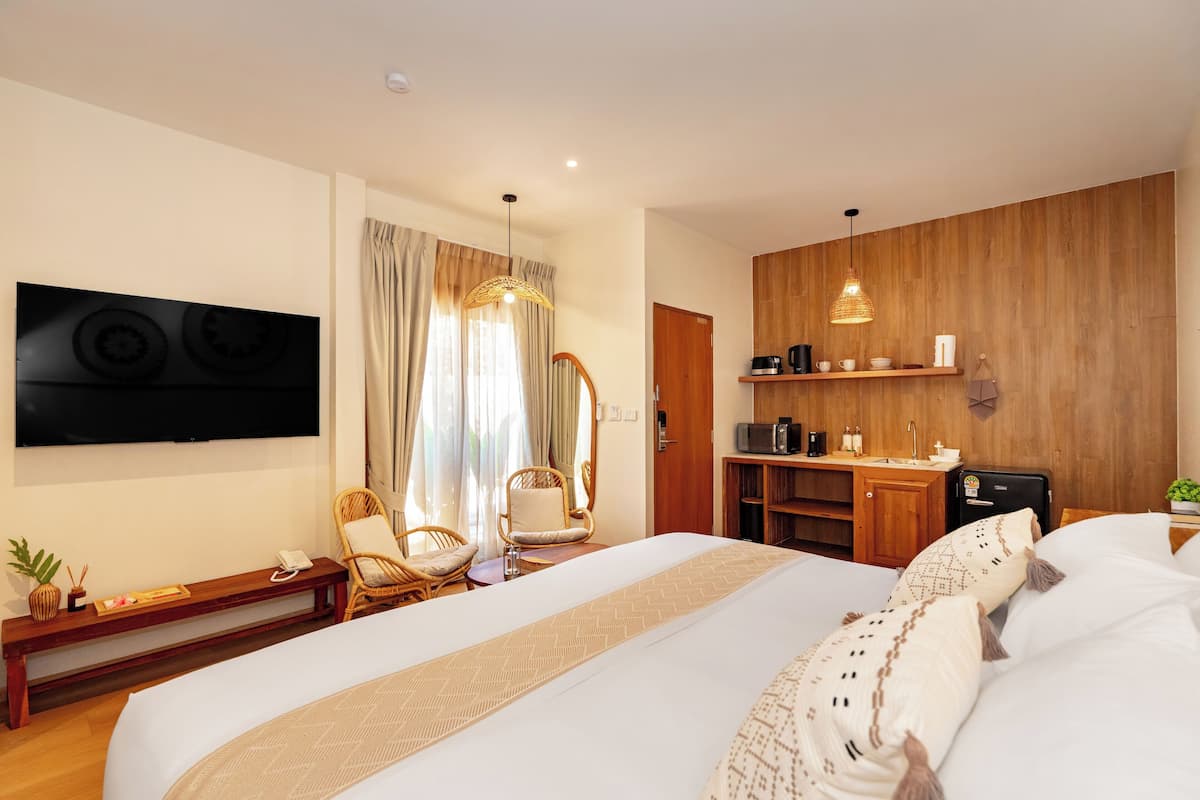 Cofres nos quartos, individualmente decorados