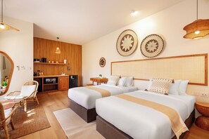 Cofres nos quartos, individualmente decorados