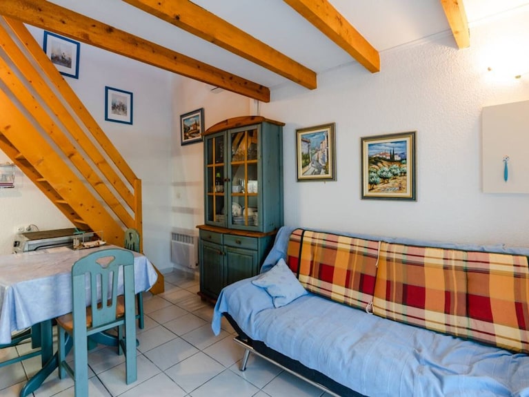 Cozy T2 Mezzanine Near Lagoon With A/c, Pool, Wifi, Parking - Sleeps 4 - Gruissan