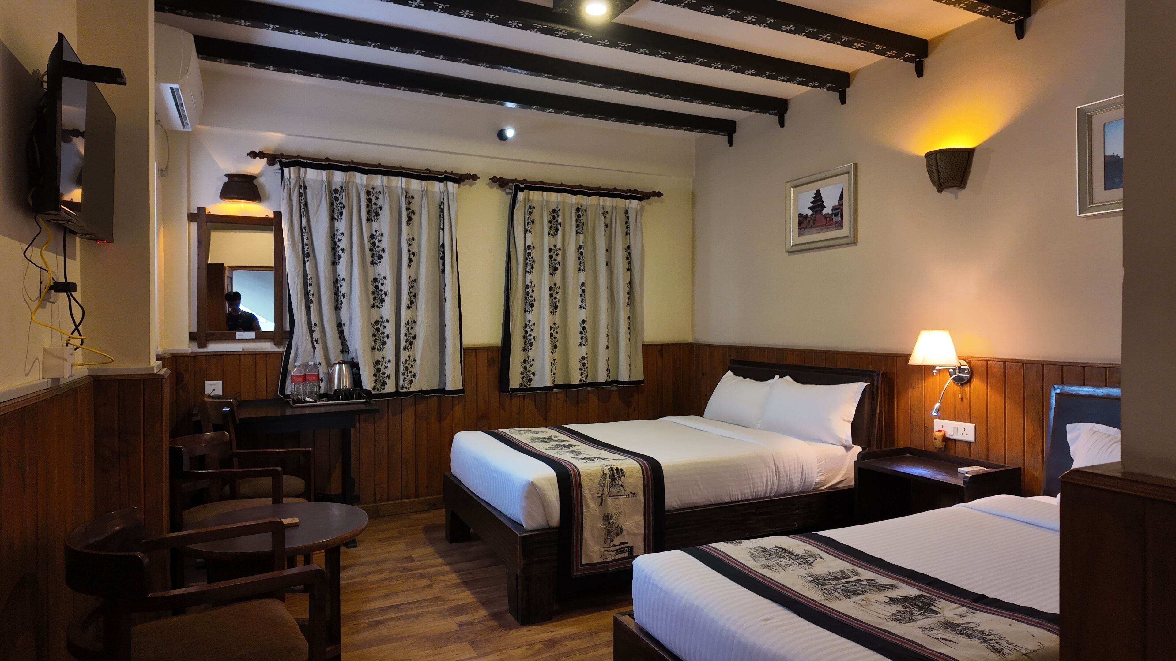 Quarto Familiar, vista para o jardim | Cofre no quarto, quartos insonorizados, ferro/tábua de engomar 