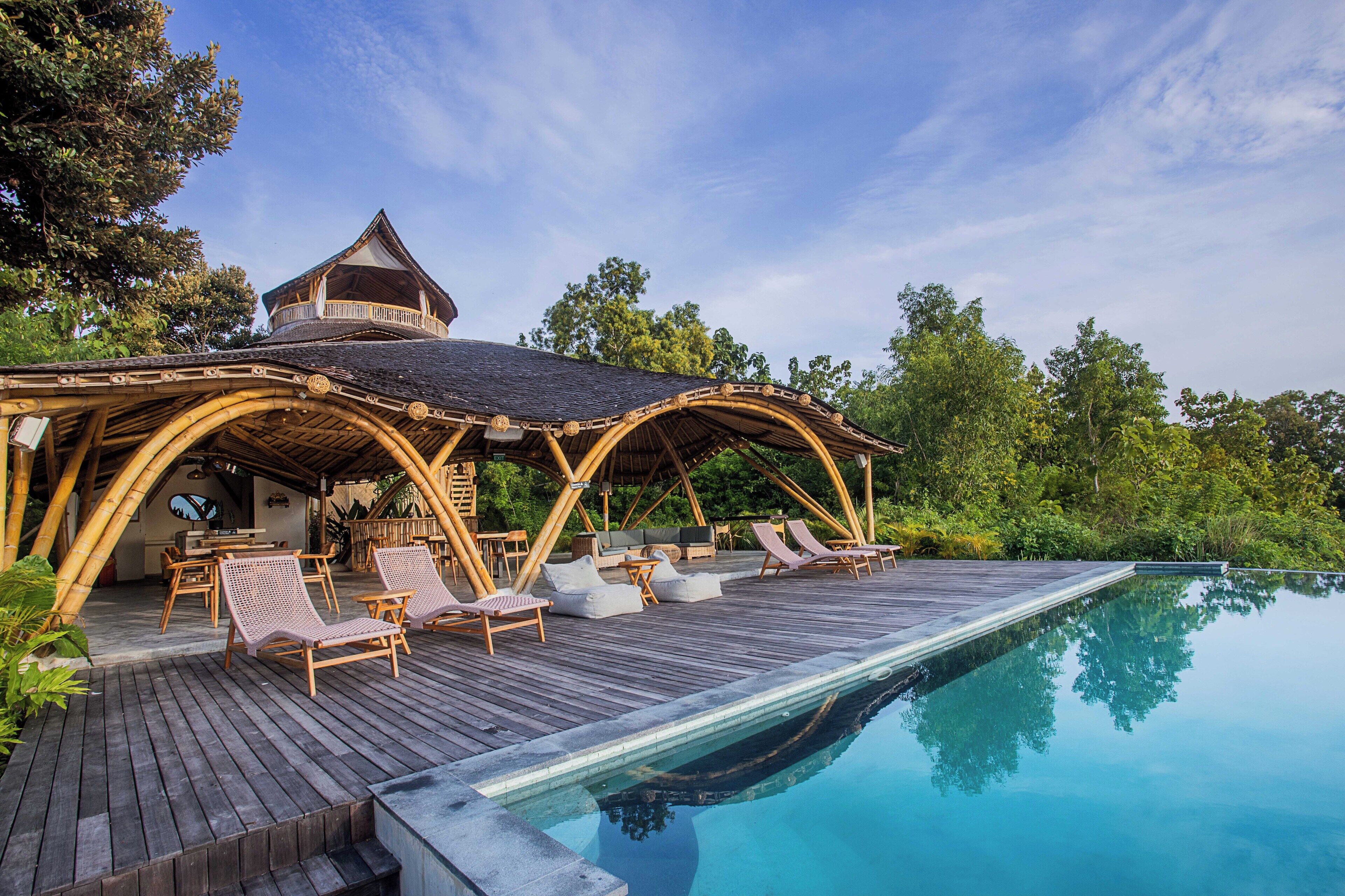 Villa Deluxe, varanda, vista para o mar | Sala de estar