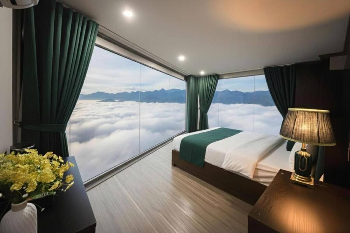 Quarto casal panorâmico, vista para a montanha | Vista para a montanha