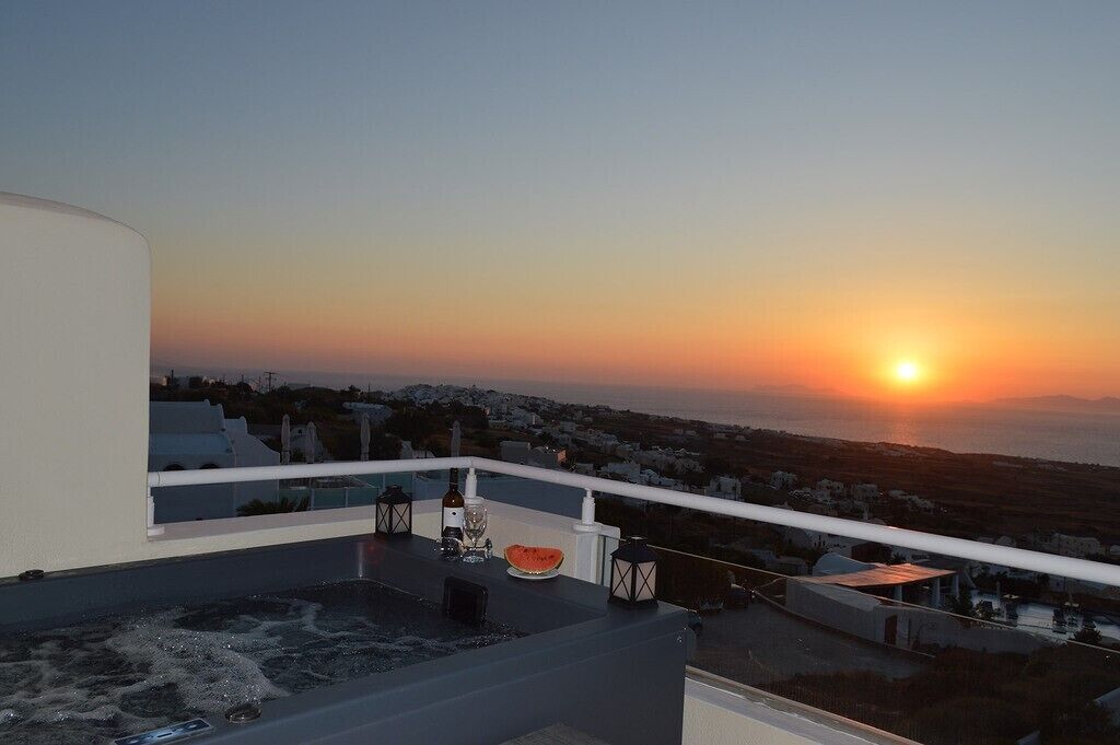 Suite Deluxe, banheira de hidromassagem grande, vista para o mar | Vista da varanda