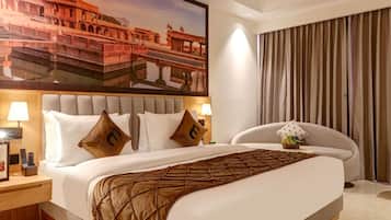 Quarto Duplo Premium | Secretária, secretária adequada para computadores portáteis