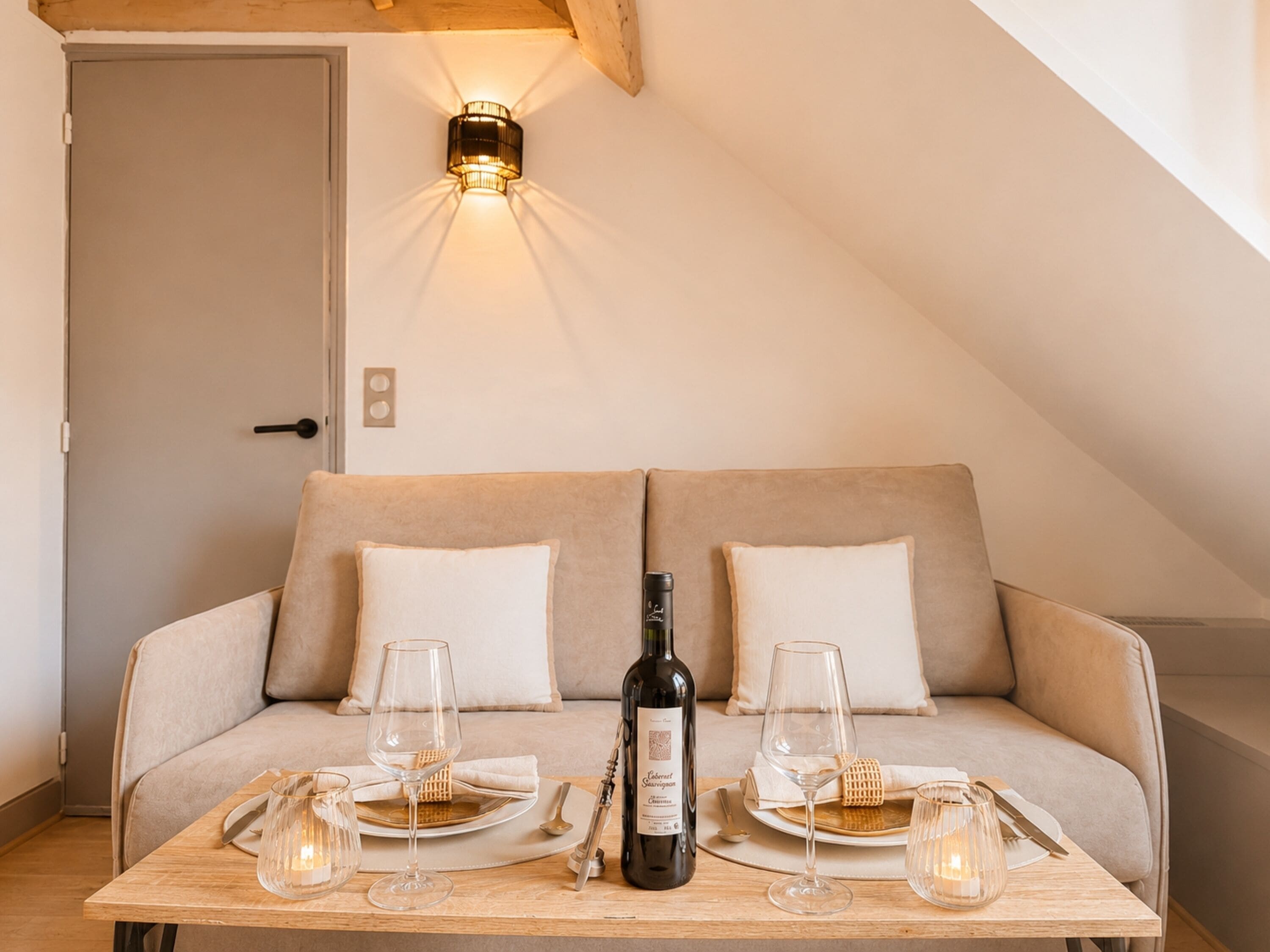 Apartamento, Vista para a cidade | Sala de estar