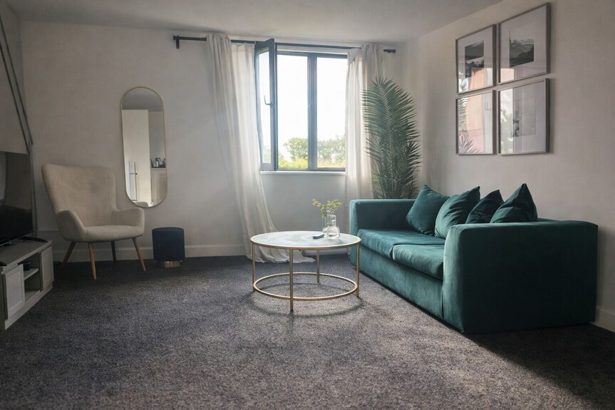 Cosy Salford Quays Apartment With Free Parking - Manchester