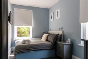 Quarto Duplo Deluxe, não fumadores, vista para o parque | Quartos insonorizados, ferro/tábua de engomar, Wi-fi grátis 