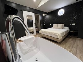 Suíte luxo, 1 quarto, vista para a montanha | Roupas de cama antialérgicas