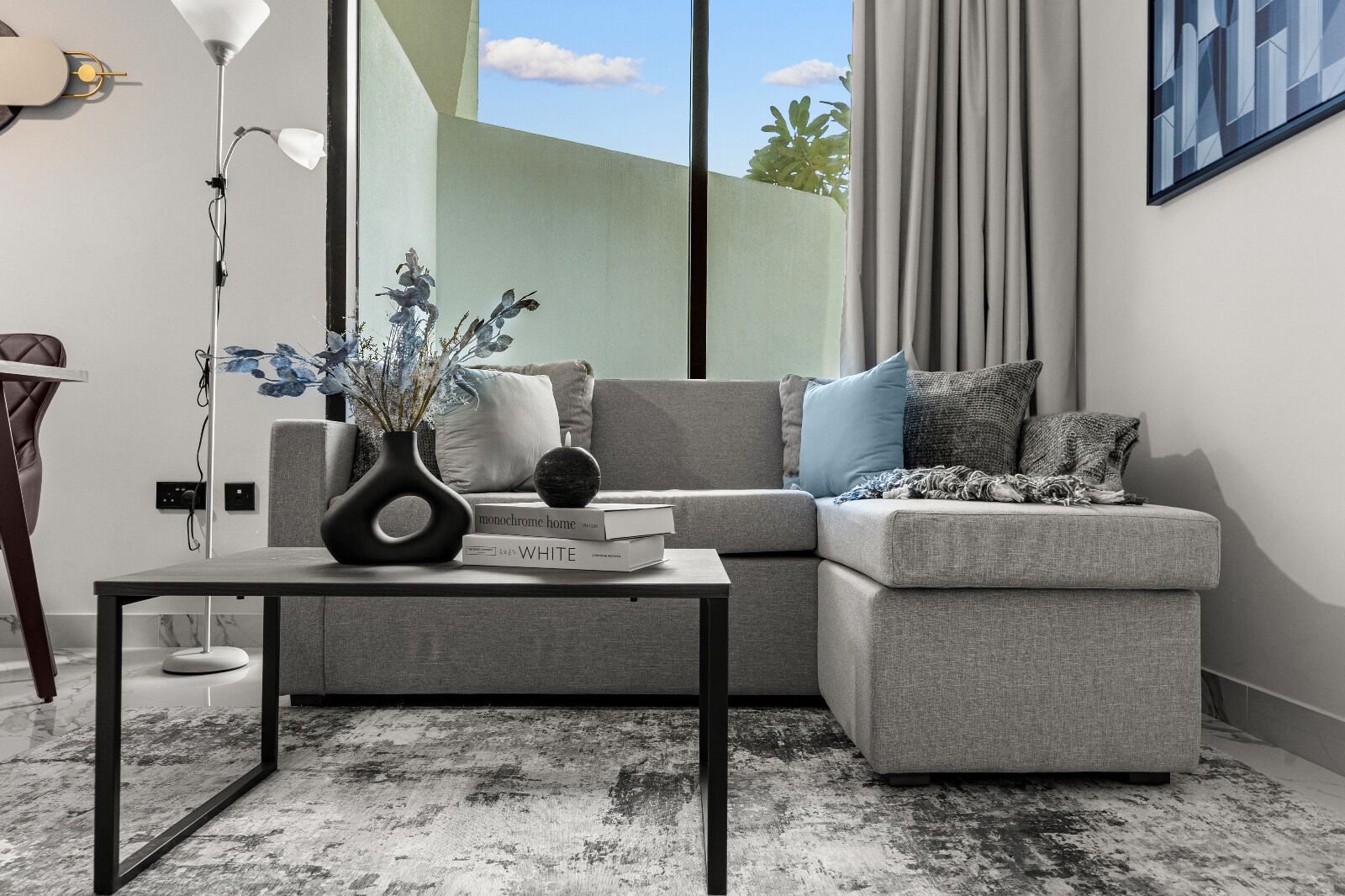 Apartamento, varanda | Sala de estar